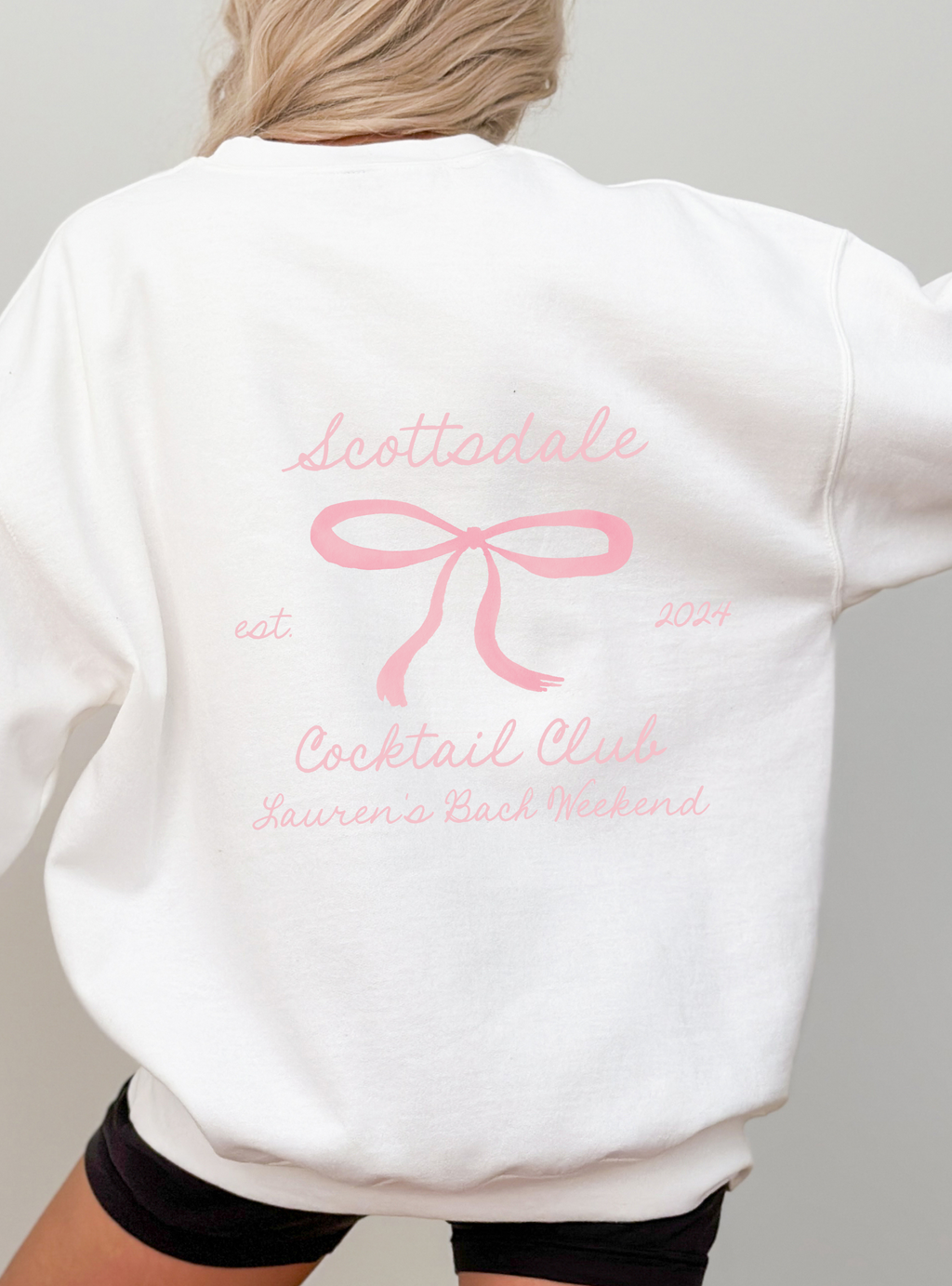 Bow Bach Sweatshirt – The Brodie Bride