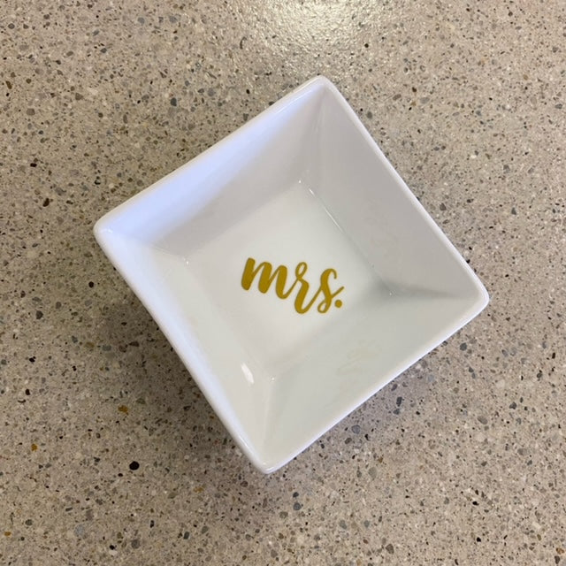 Mrs. ring dish - Warehouse Sale – The Brodie Bride